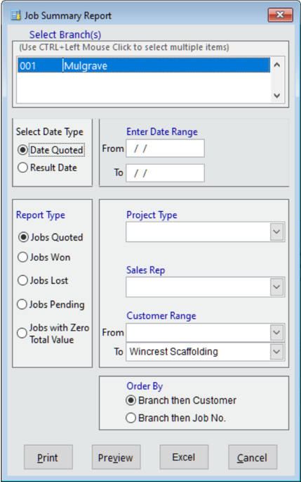 iQuote® Quotation Management and CRM » Scaffolding Software
